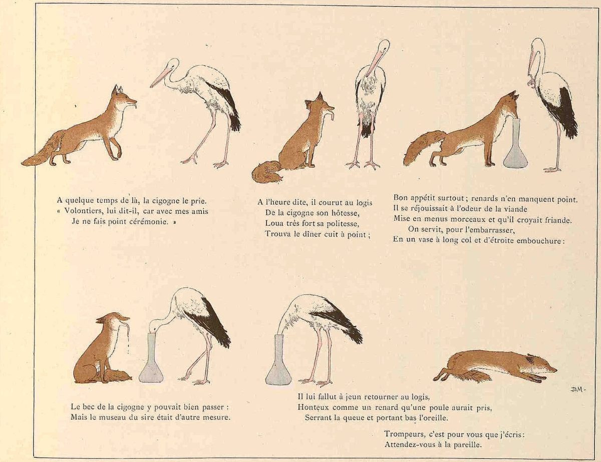 Le renard et la cigogne - Une sorcière m'a dit